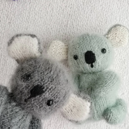 Baby koala knitting pattern Australian bear awesome koala 1