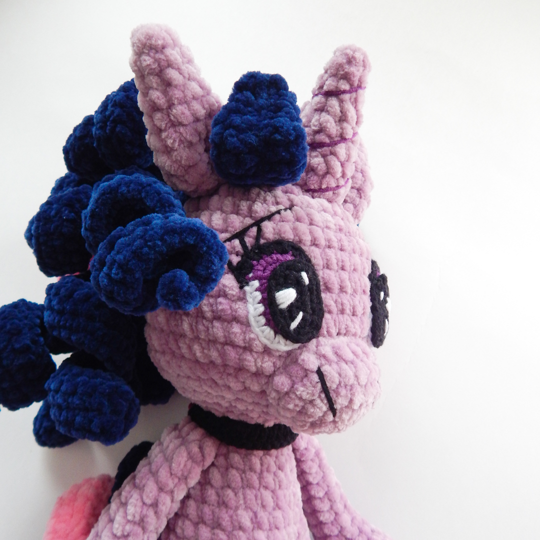 Custom plush pony toy for comission