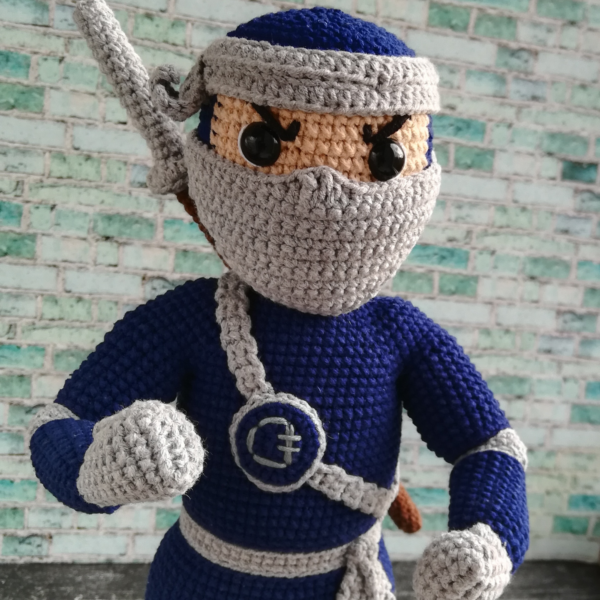 Crochet Ninja Doll Amigurumi Pattern - DailyDoll Shop
