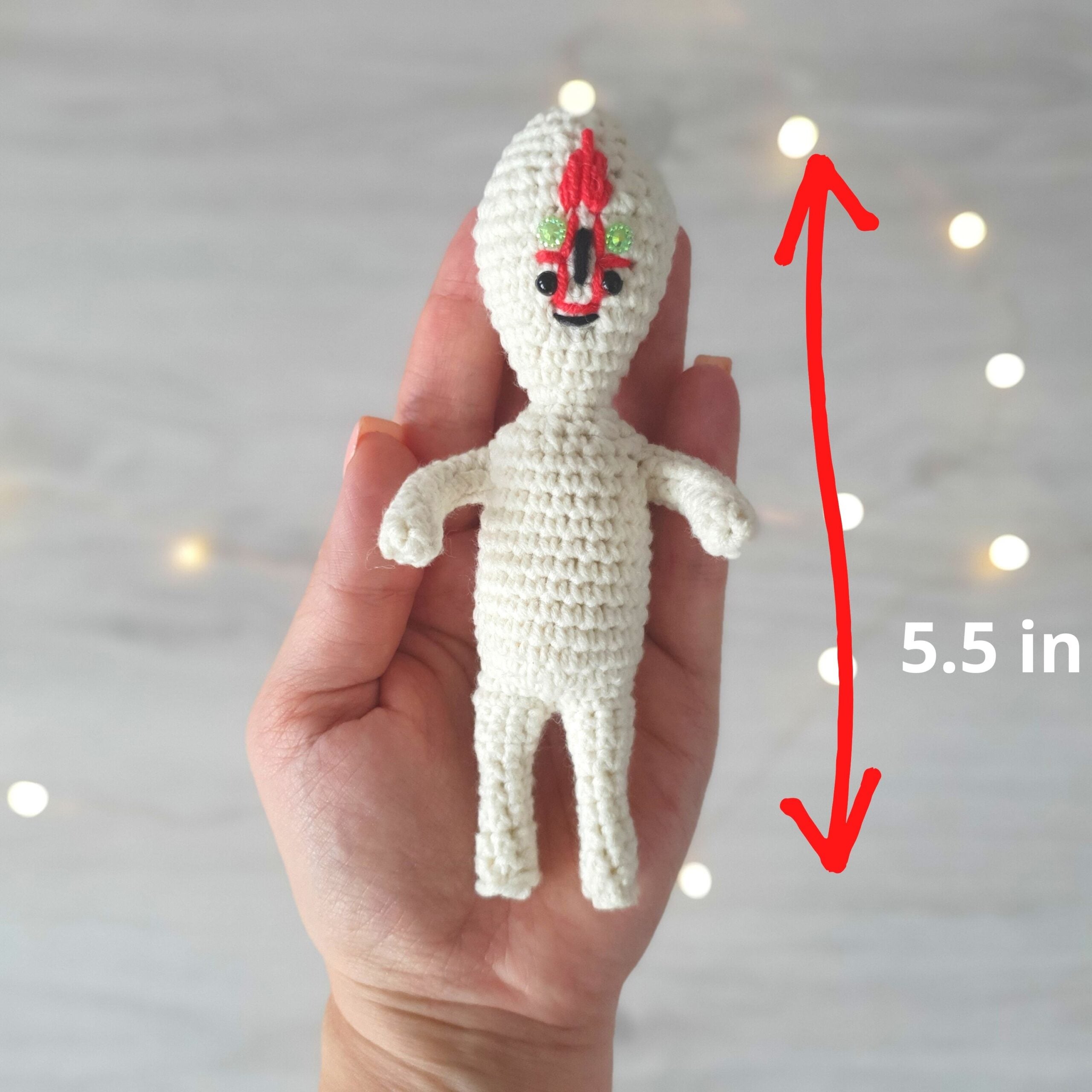 SCP 173 crochet pattern - DailyDoll Shop