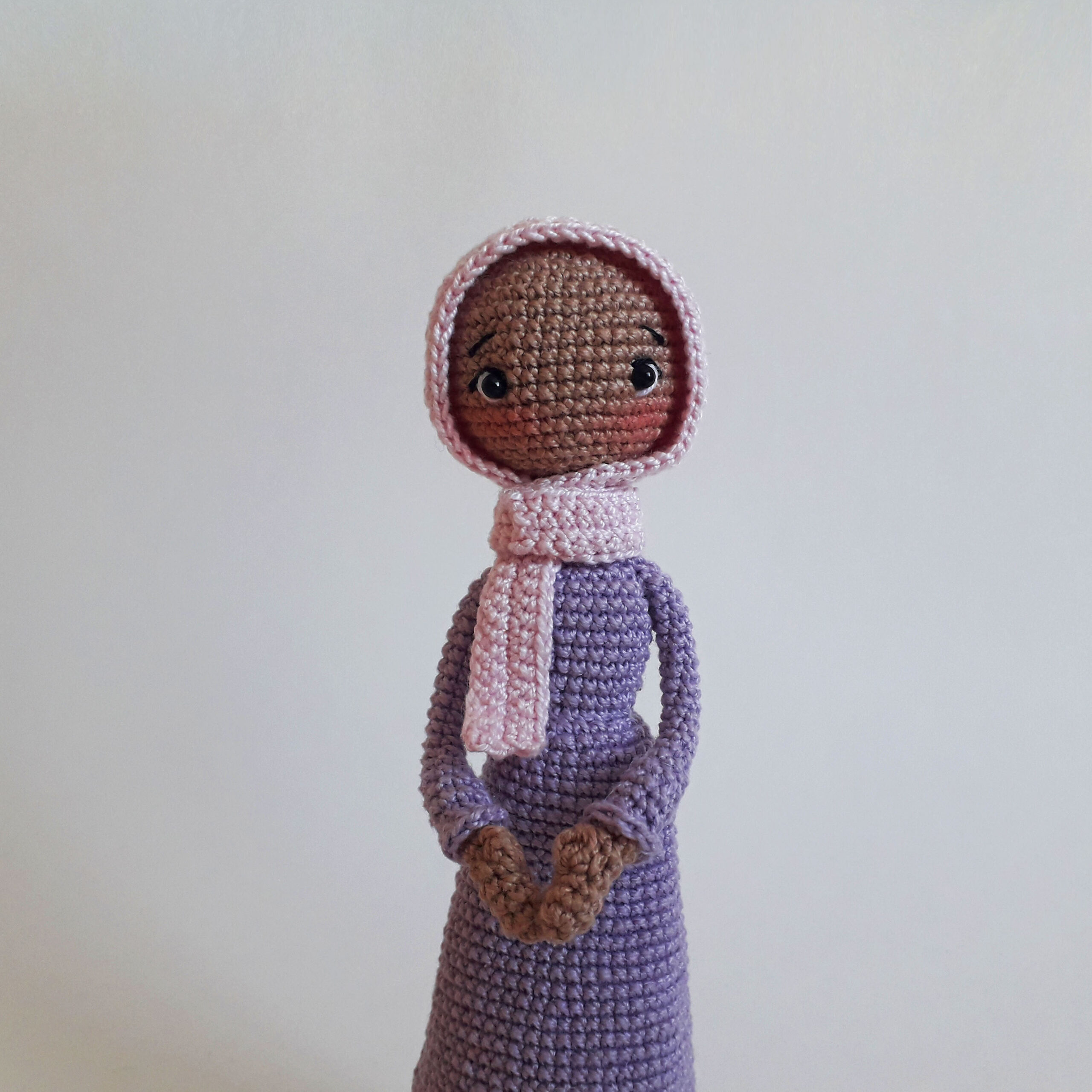 Pattern Crochet Doll in Hijab, Crochet Muslim Doll