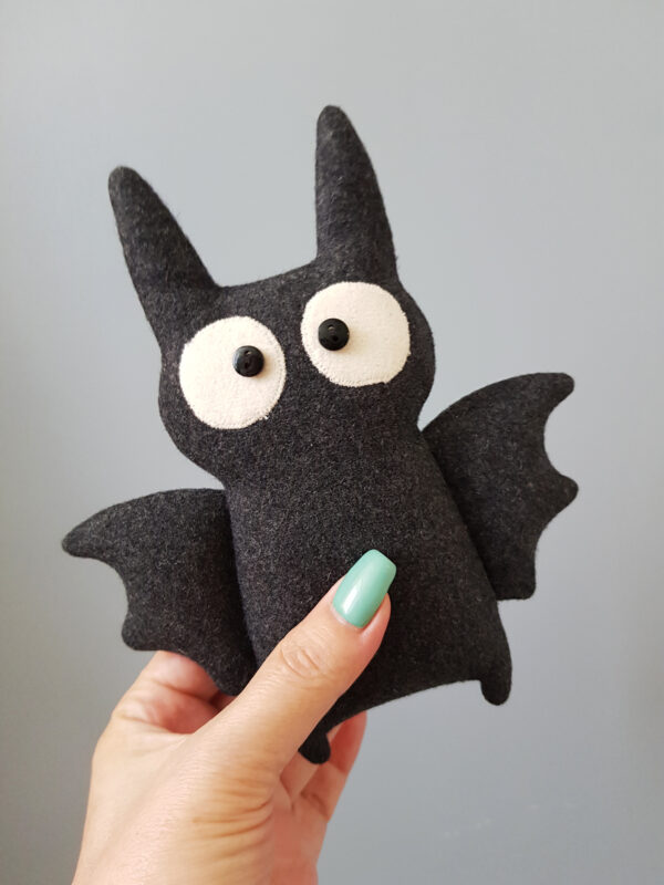 Halloween doll pattern PDF for sewing Bat, tutorial in english ...