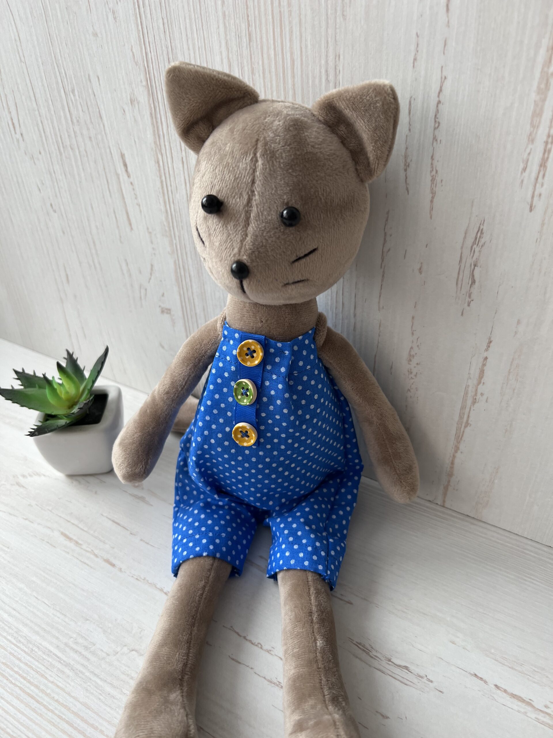 PDF plush Cat Pattern Digital Download, awesome pattern 1