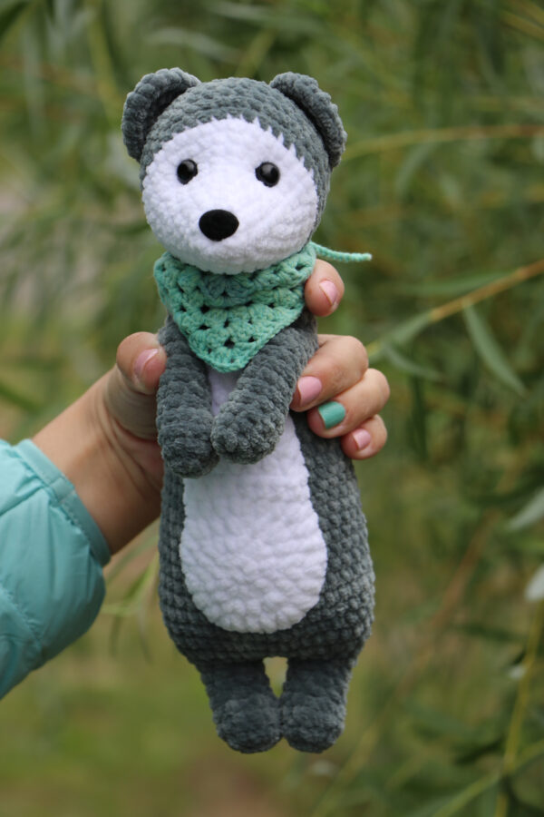 Crochet pattern plush ferret, mongoose, meerkat