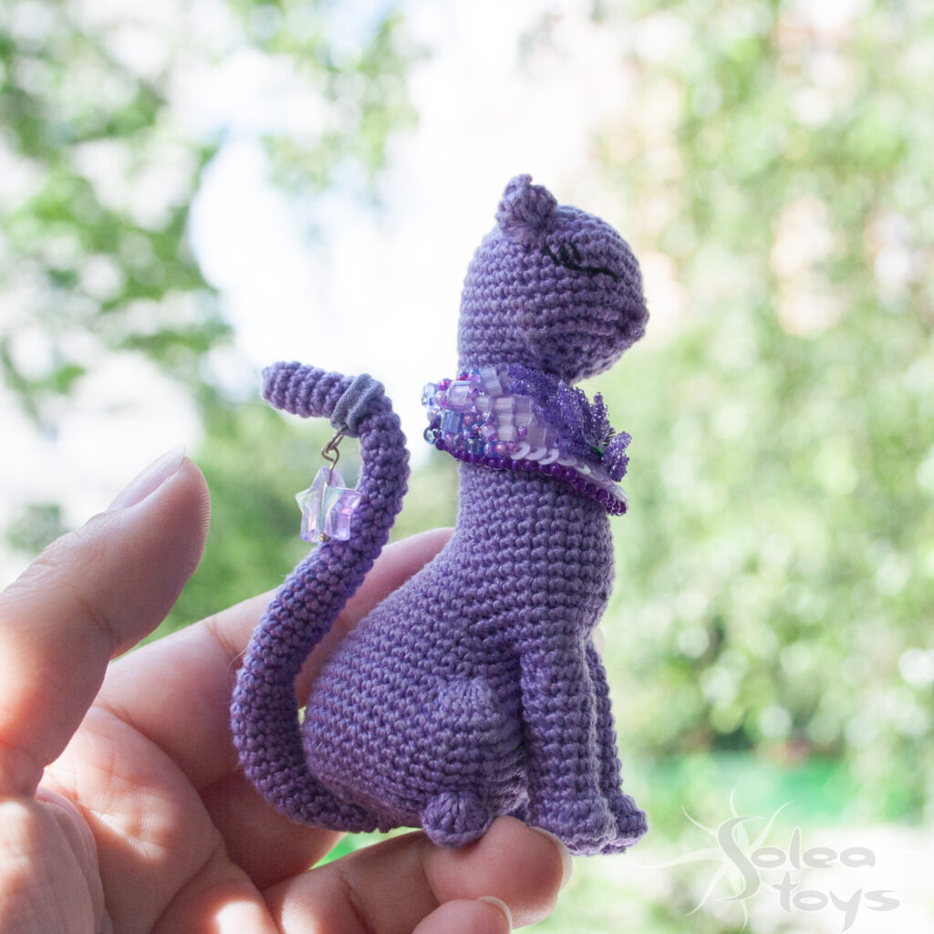Beautiful Lavender cat, gift for cat lover - DailyDoll Shop