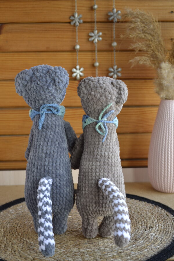 Crochet pattern plush ferret, mongoose, meerkat