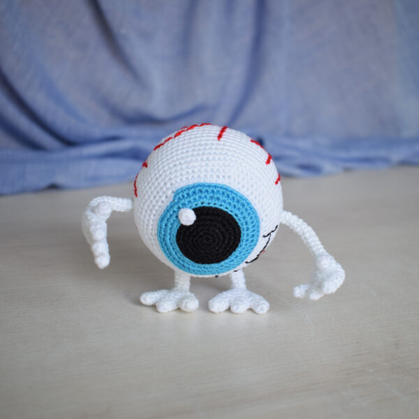 Eye, crochet pattern, amigurumi,1 funny toy,optometrist gift