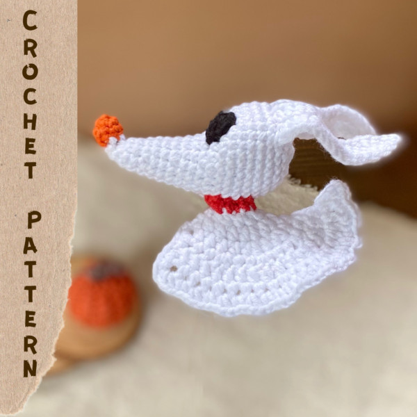 Zero ghost hound crochet pattern. Best Jack's friend 8 cm