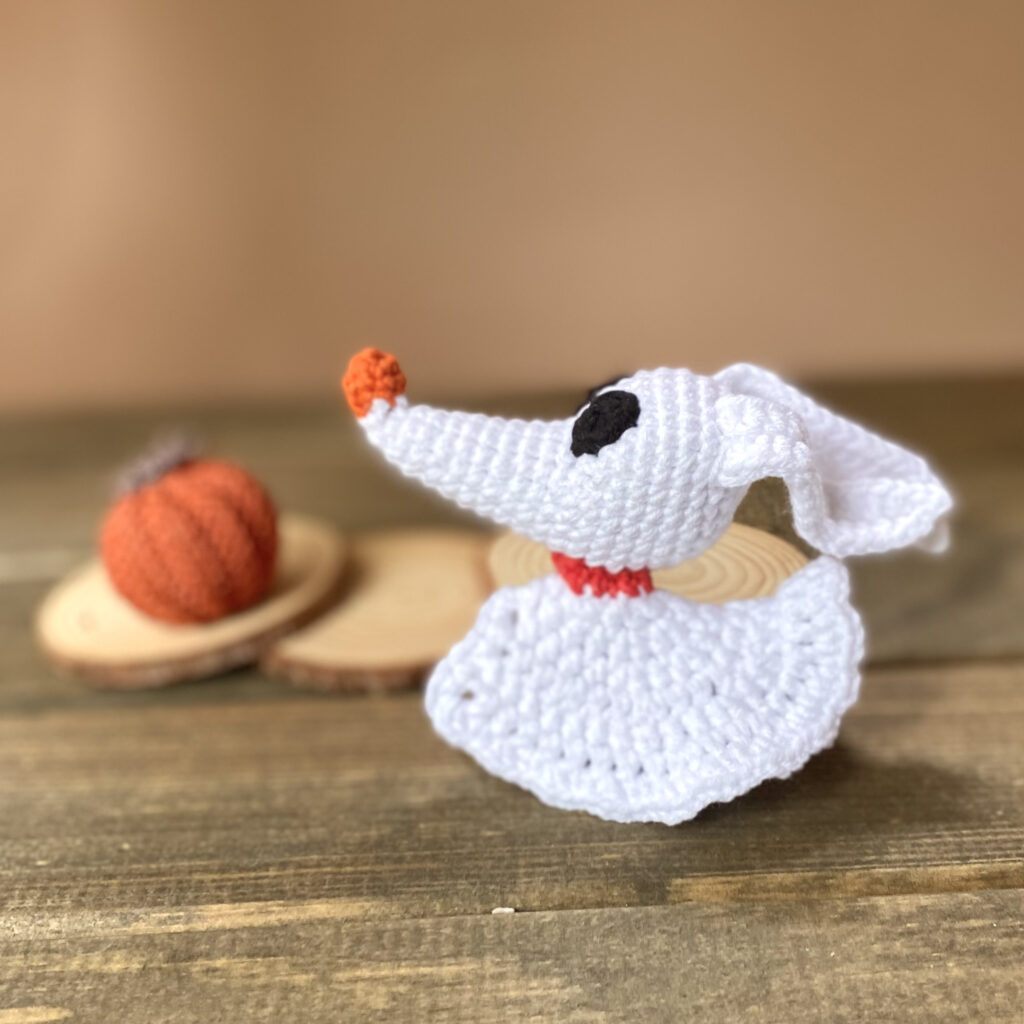 Zero ghost hound crochet pattern. Best Jack's friend 8 cm