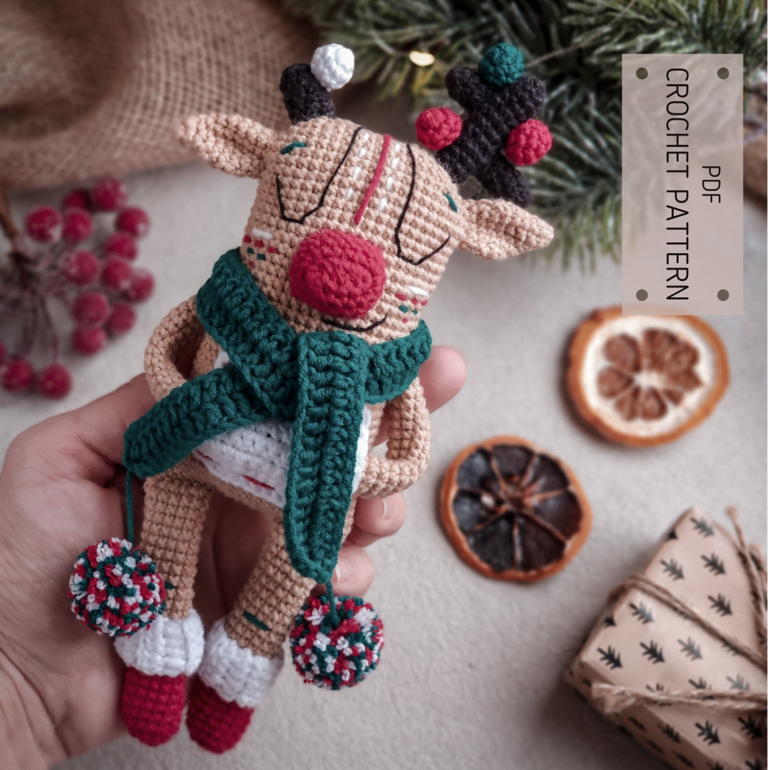 CROCHET PATTERN Christmas Deer / Animal Crochet pattern