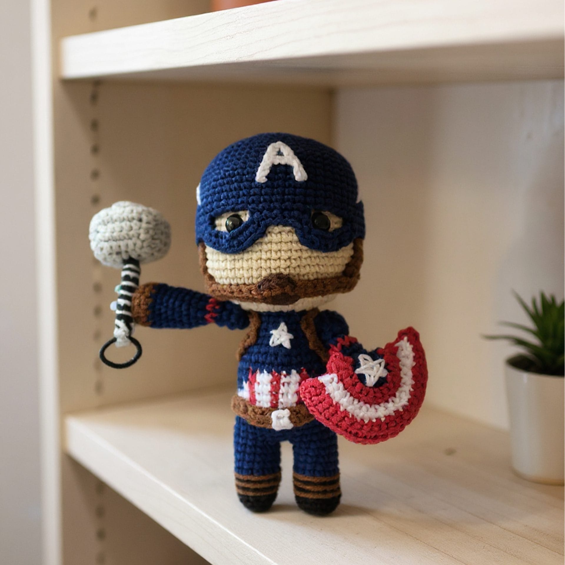 Crochet Captain America Pattern – Marvel Amigurumi Hero Doll ...